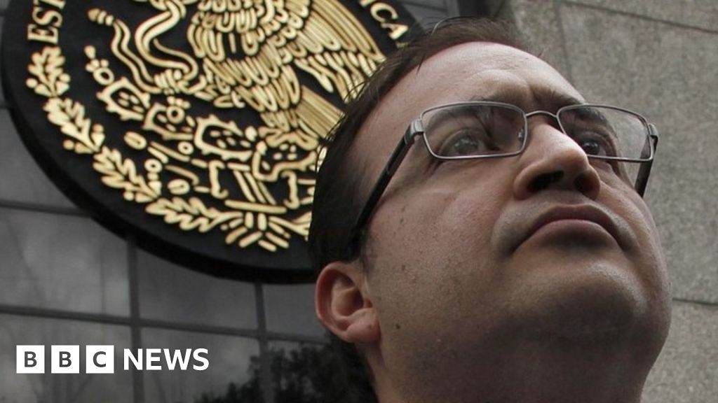 Javier Duarte: Mexico seizes fugitive governor's art - BBC News