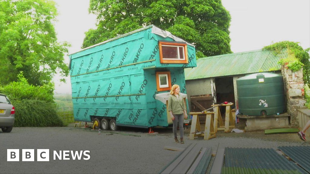'Maybe it is strange to build a random tiny house' - BBC News