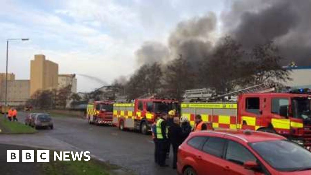 Corby cleaning products business goes up in flames - BBC News