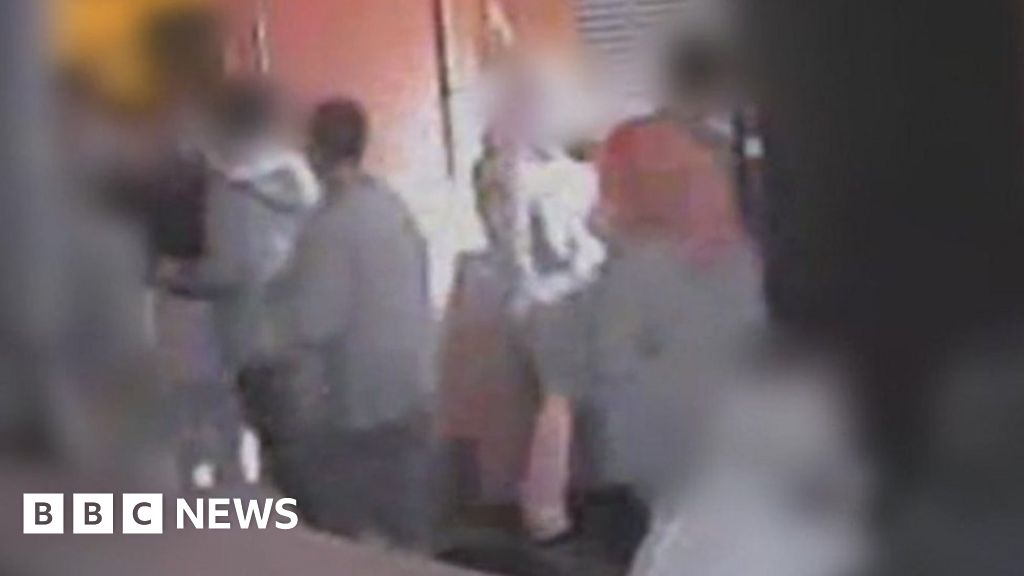 CCTV shows murder victim and suspect leaving Mayfair club