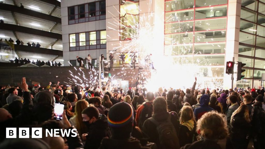 Kill the Bill: Man arrested over police van arson at protest