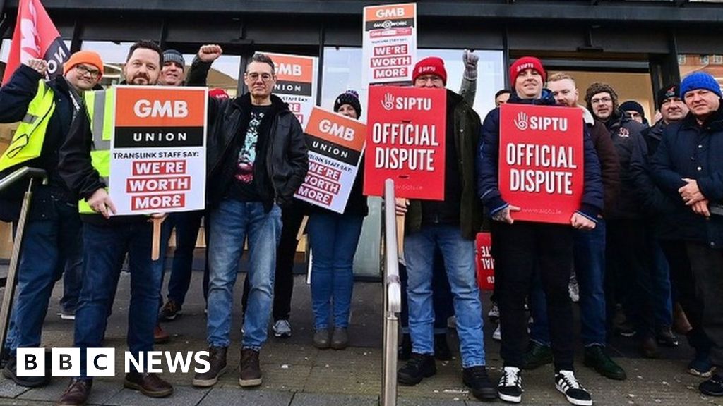 Translink: Widespread disruption caused by transport strike - BBC News