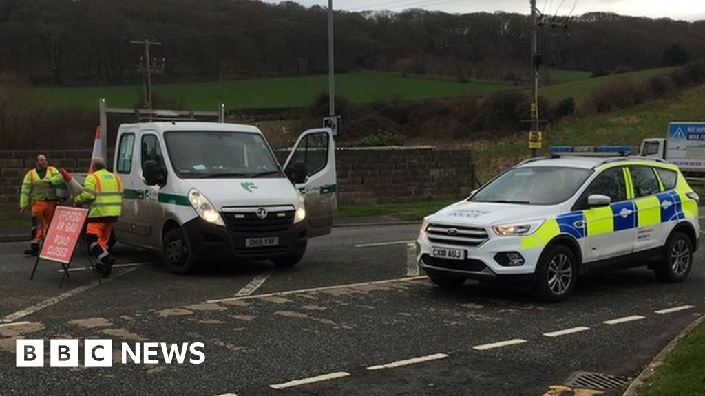Death of man found on A548 coast road 'not suspicious'