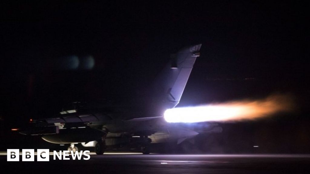 Syria air strikes: Trump hails 'perfect' mission