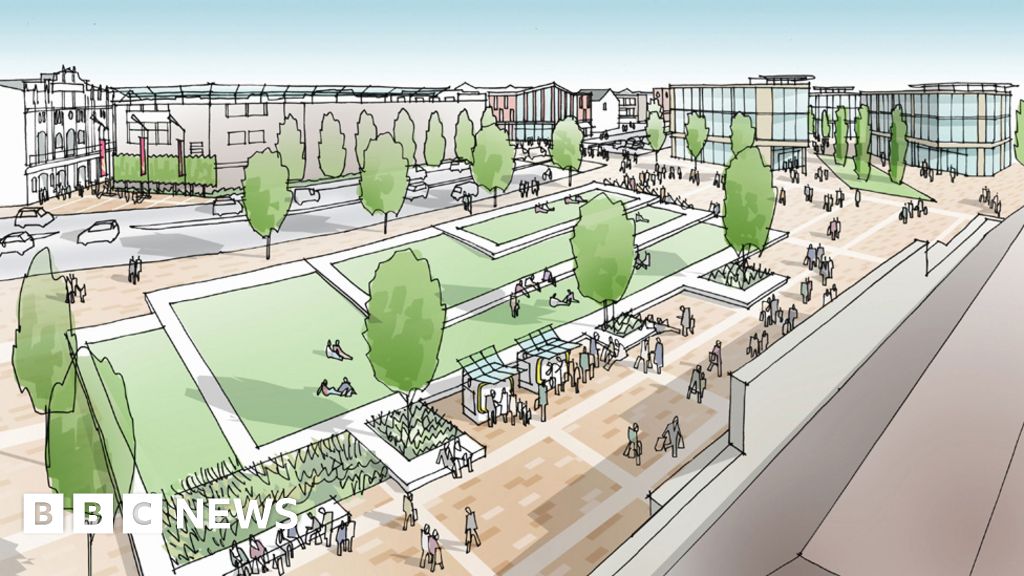 Plans go on display for Doncaster town-centre revamp - BBC News