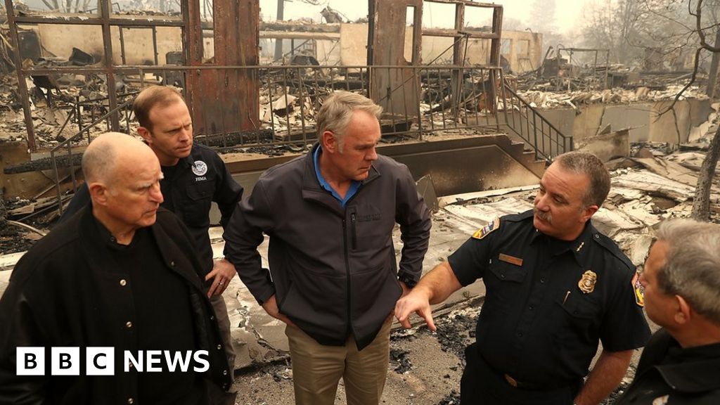 California wildfires: Town of Paradise will need 'total rebuild' - BBC News