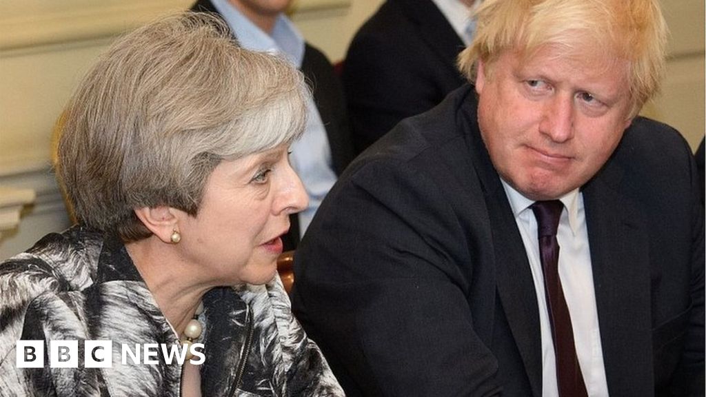 Boris Johnson insists he is 'all behind' May over Brexit - BBC News
