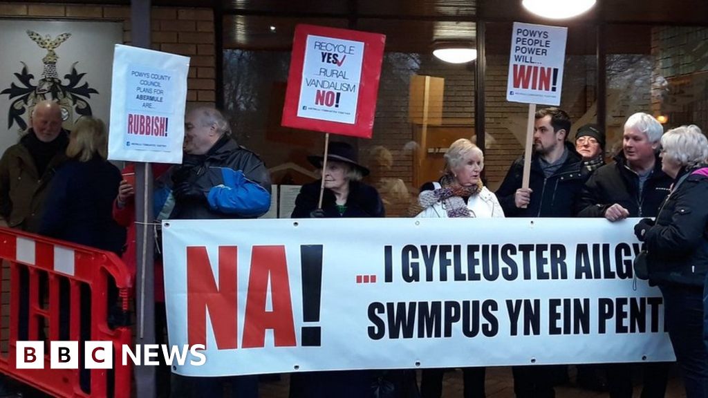 Bid to earmark Abermule waste site cash shelved - BBC News
