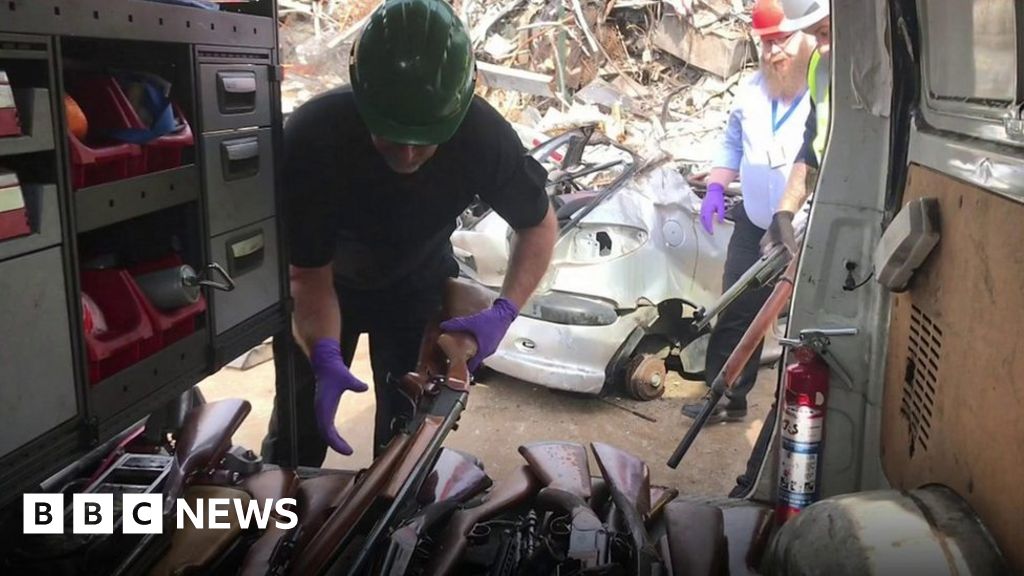 Guernsey, Alderney and Sark guns crushed at scrapyard