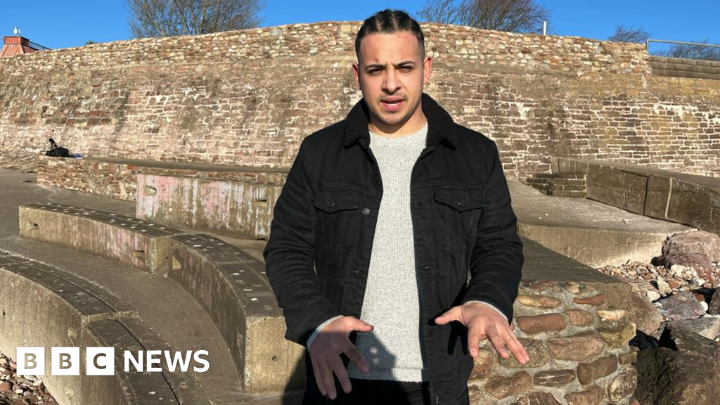 Eminem-inspired rapper-poet says writing saved his life - BBC News