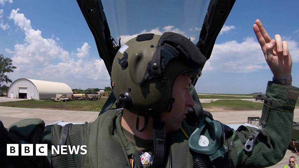 Life on a Romanian RAF airbase - BBC News