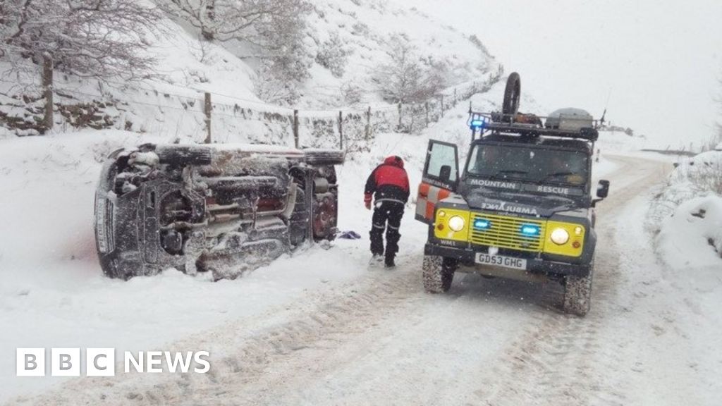 Storm Emma: UK snow could reach 50cm as conditions worsen - BBC News