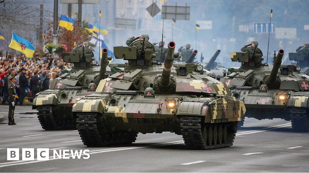 Ukraine celebrates 25 years of independence - BBC News