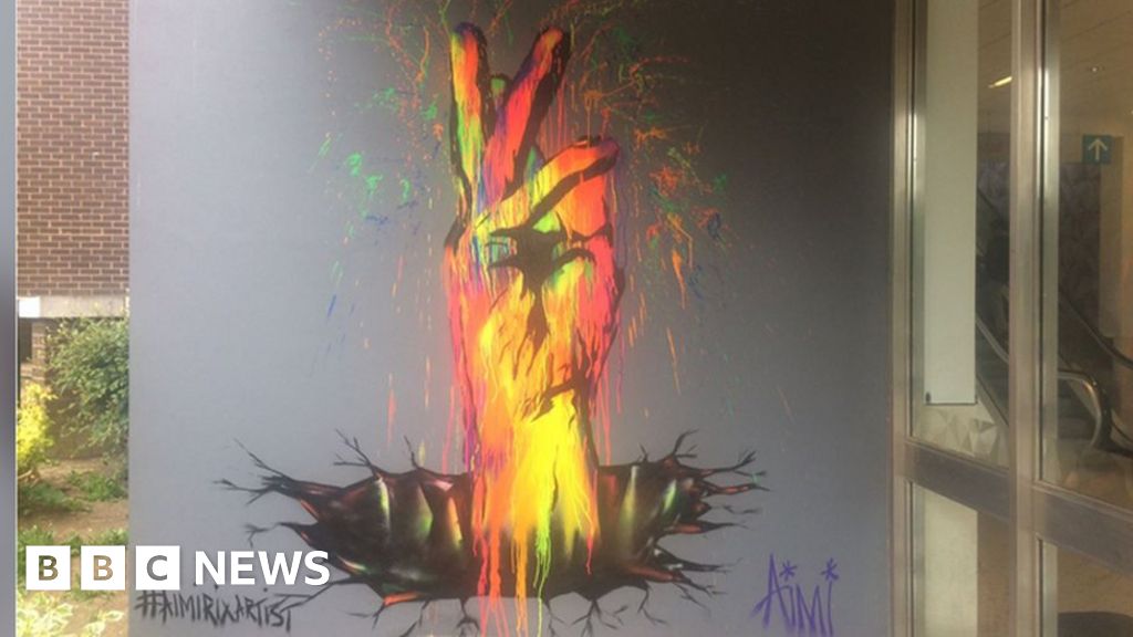 Luton mural repainted after accidental cover-up