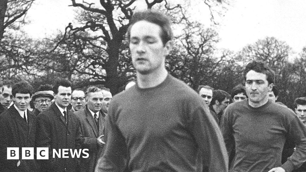 Footballer killed by lightning 50 years ago honoured by club - BBC News