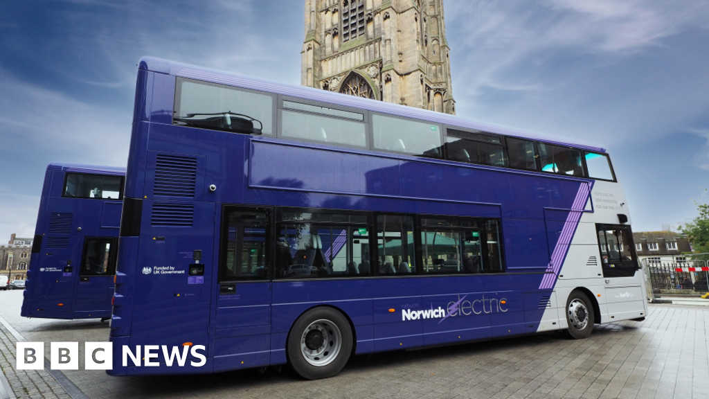 Norwich's £500k electric buses 'will improve city's air quality'