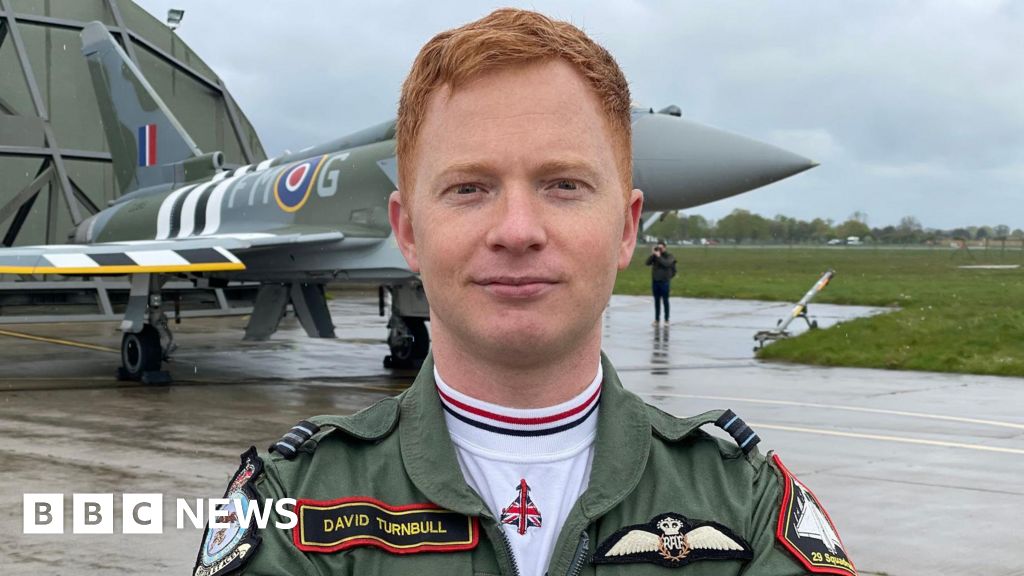 D-Day: Typhoon painted to mark 80 years since Allied invasion - BBC News