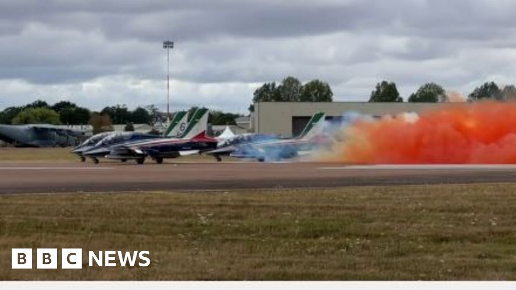 RIAT 2025: Eurofighter Typhoon and Frecce Tricolori arrive