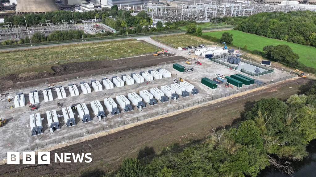 Drax: UK's largest battery energy storage site goes live - BBC News