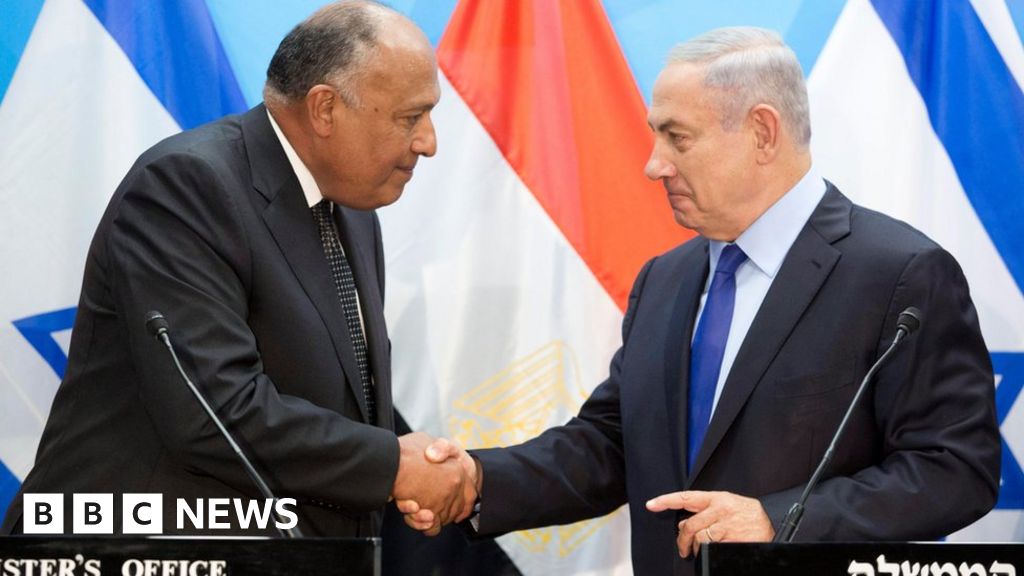 Israel and Palestinians: Egypt FM urges two-state solution in rare ...