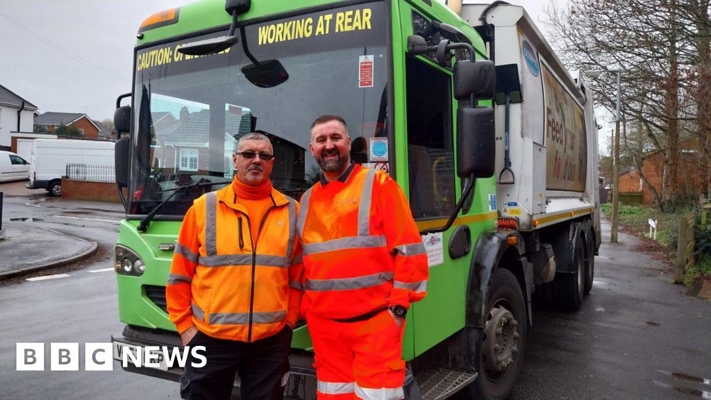 Hero binman celebrated with Greggs cuppa after Tipton fire rescue - BBC ...