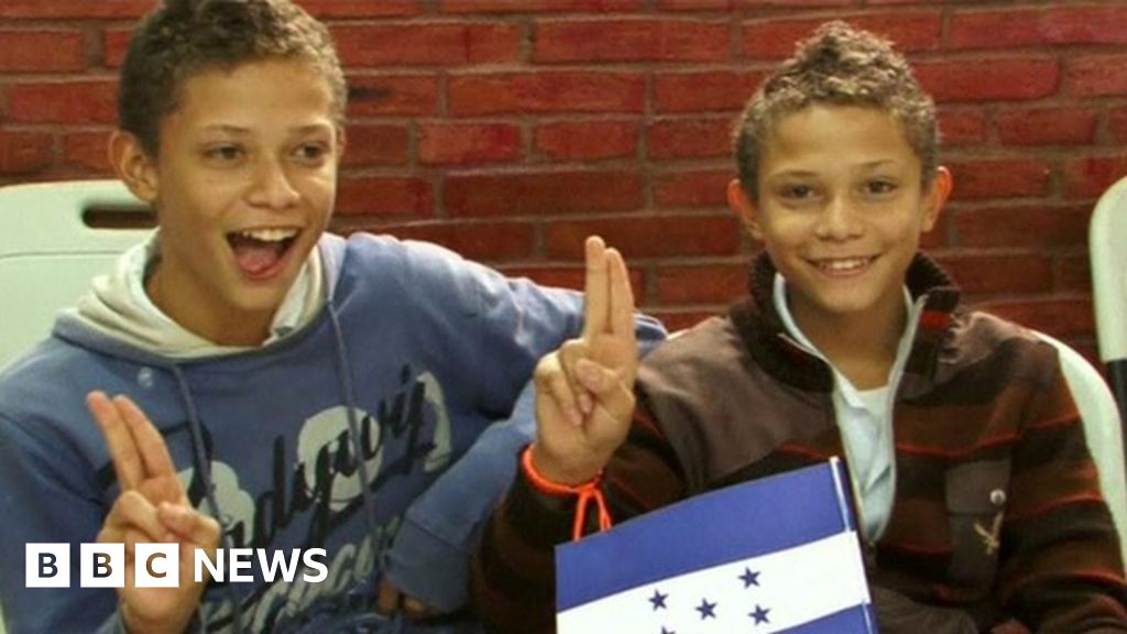 Double trouble: The school with 23 sets of twins - BBC News