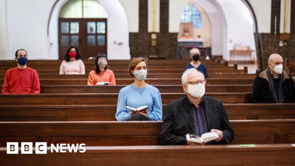 Covid: Church congregations allowed to sing with masks - BBC News