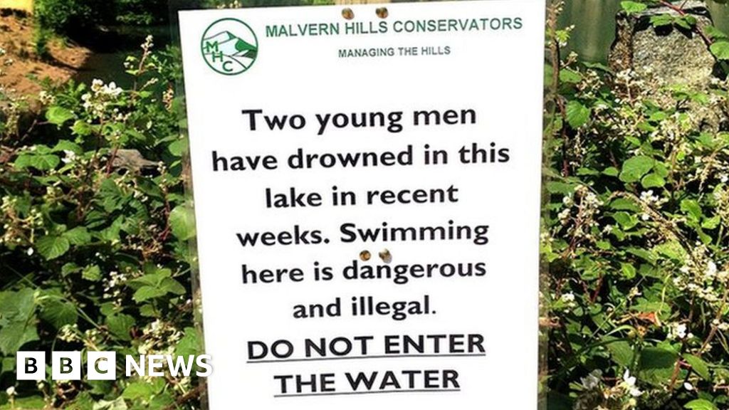 Malvern Hills Gullet Quarry swimmers face £100 fines - BBC News