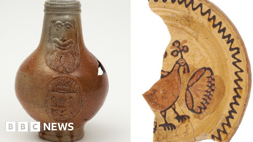 Rare finds from Nottingham's caves go on display for first time - BBC News