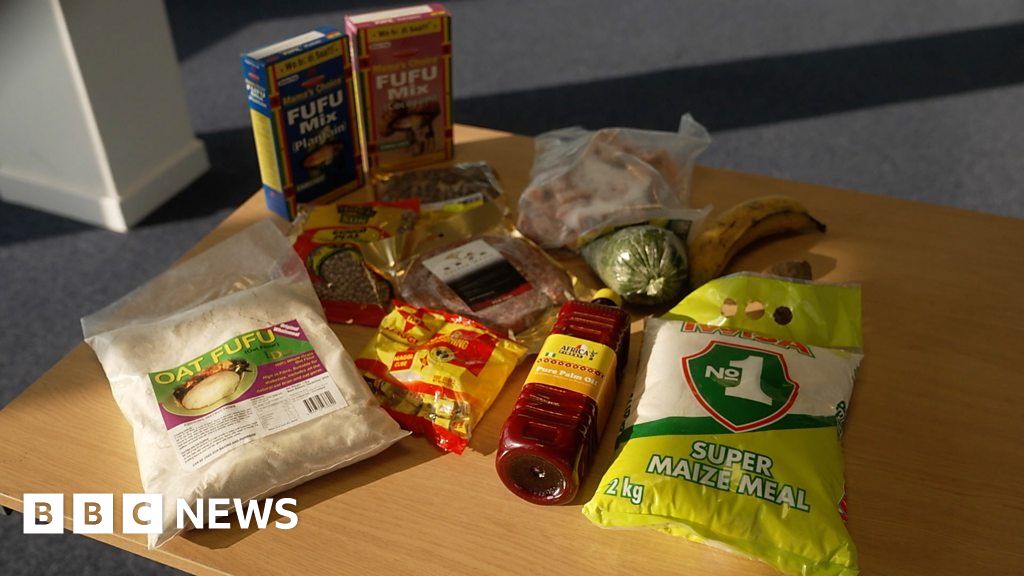 Cost of living: Demand rises for charity's African food parcels - BBC News