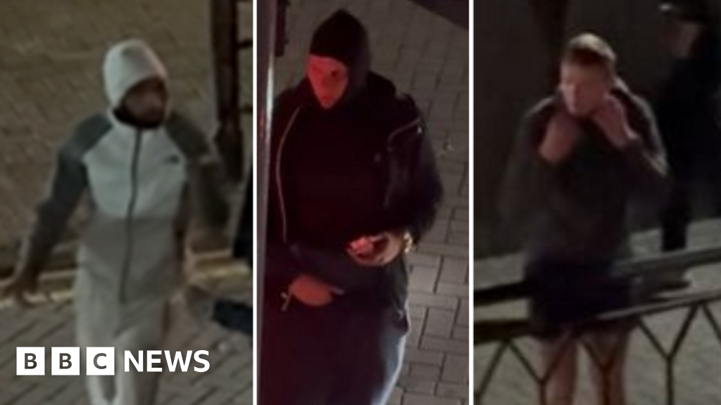 Peterborough stabbing: Police issue CCTV images of three men