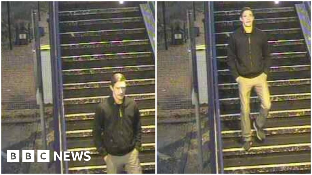 CCTV appeal after unprovoked train station assault - BBC News