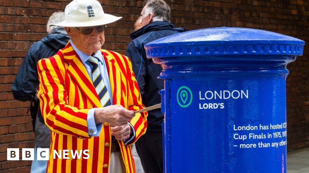 Cricket World Cup: Blue postboxes unveiled for tournament