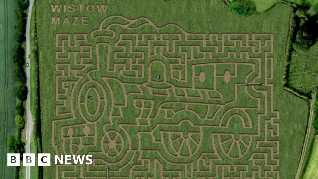 Train-shaped Wistow Maze marks 200 years of modern railway