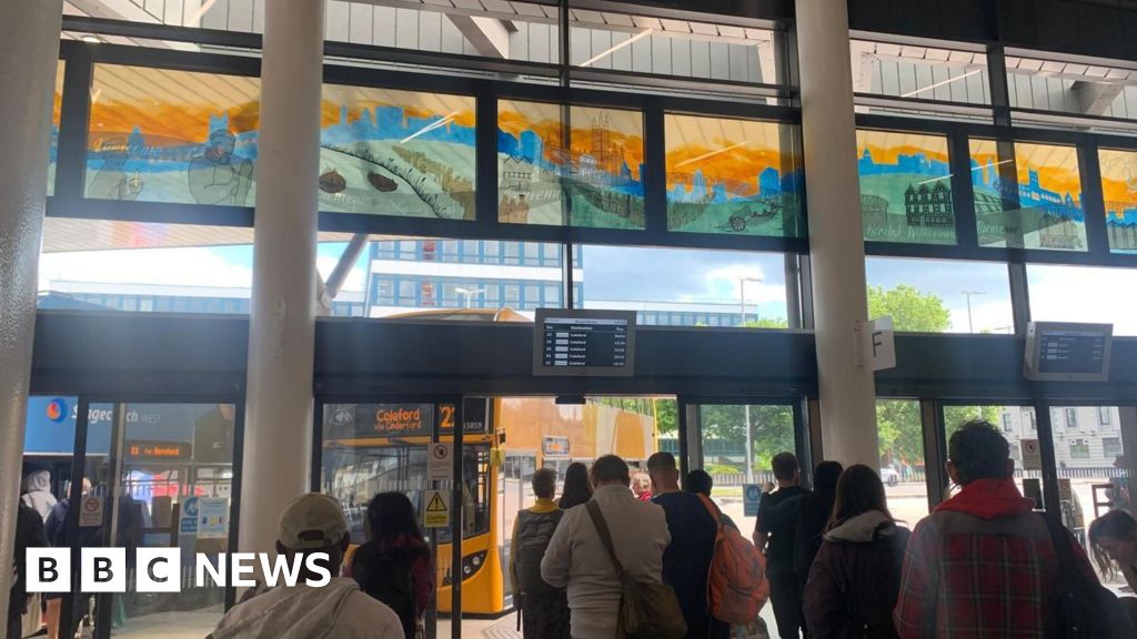 Stained glass windows at Gloucester bus station dubbed 'a disaster ...