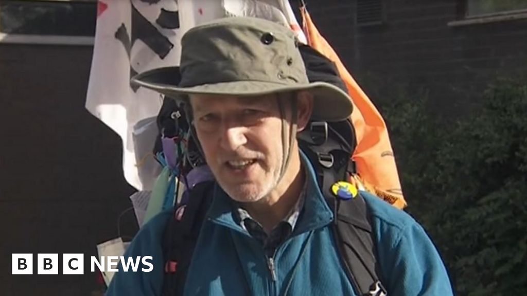 COP26: Man walks from Liverpool to Glasgow in climate change challenge ...