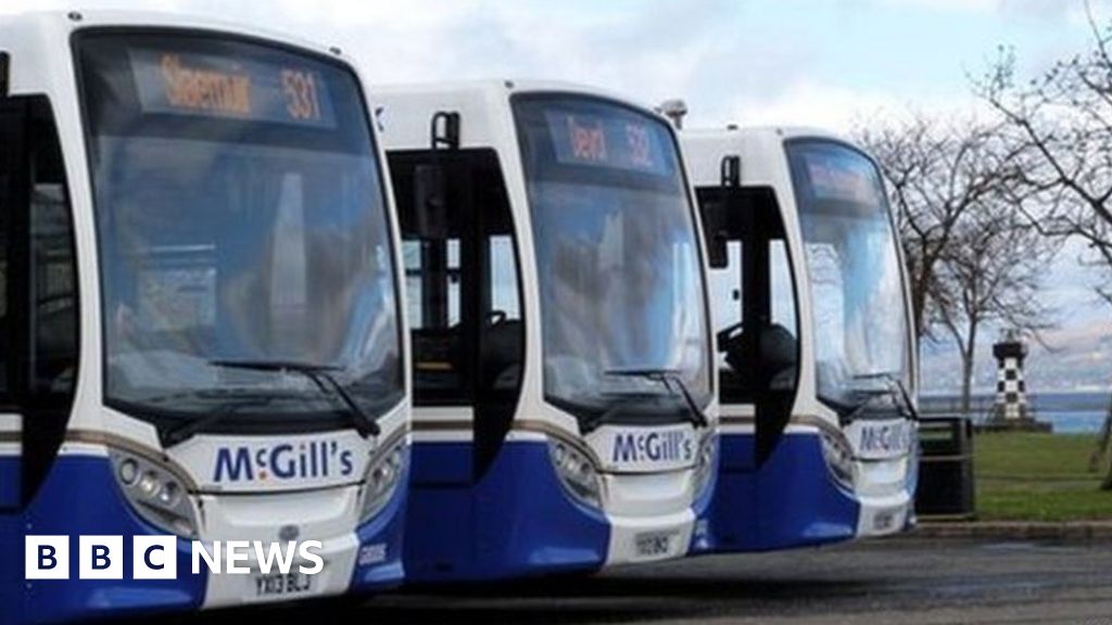 Bus driver arrested over gay ban claim - BBC News