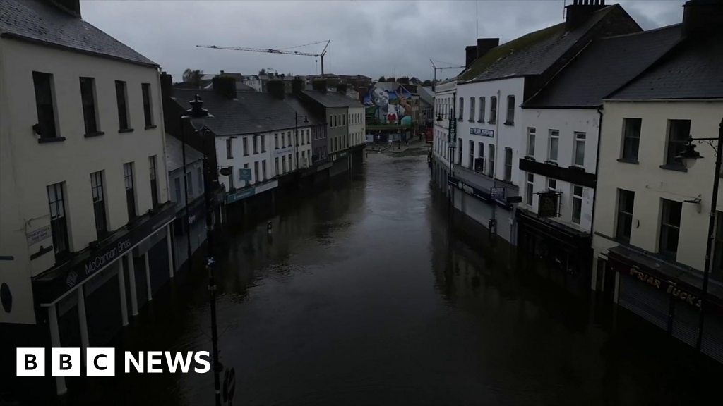 Newry businesses left to count the cost of flooding - BBC News