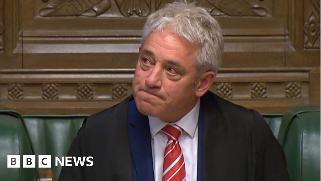 MPs pay tribute to John Bercow at his last Prime Minister's Questions ...