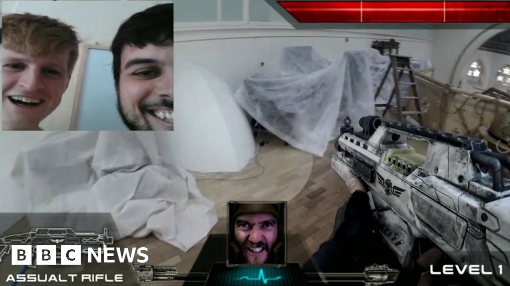 'Real life' zombie game goes viral - BBC News