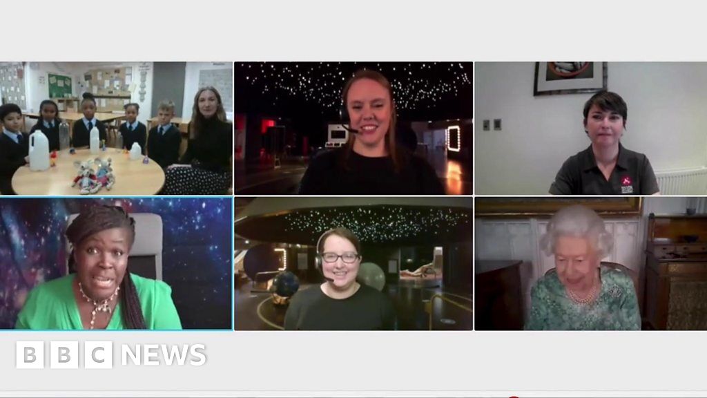 Queen marks British Science Week virtually - BBC News