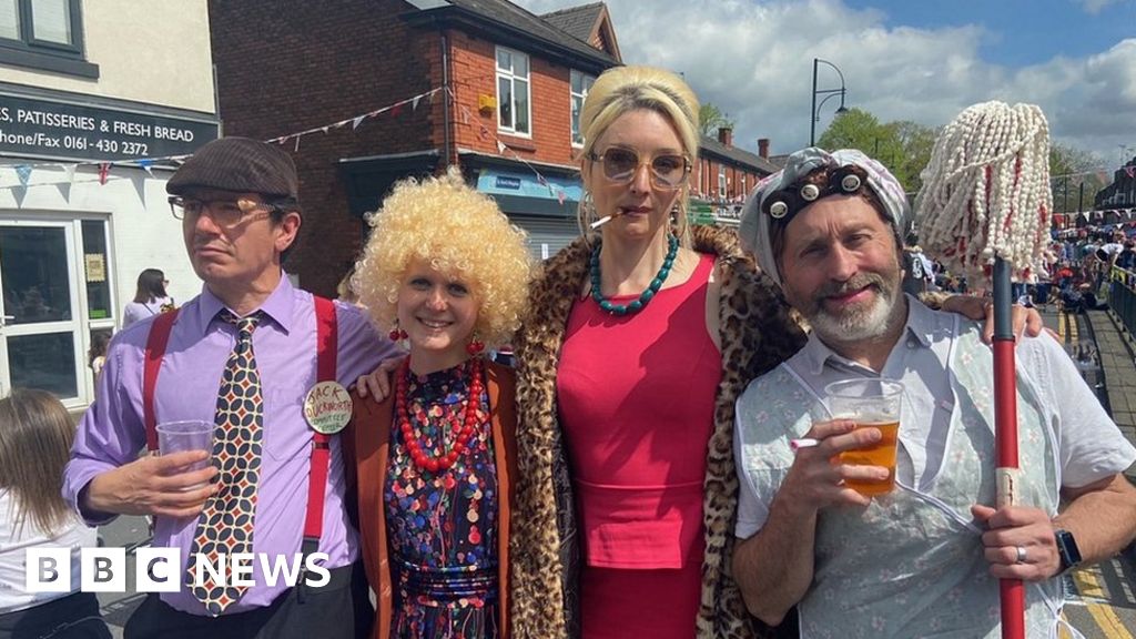 Coronation street parties held across north-west England