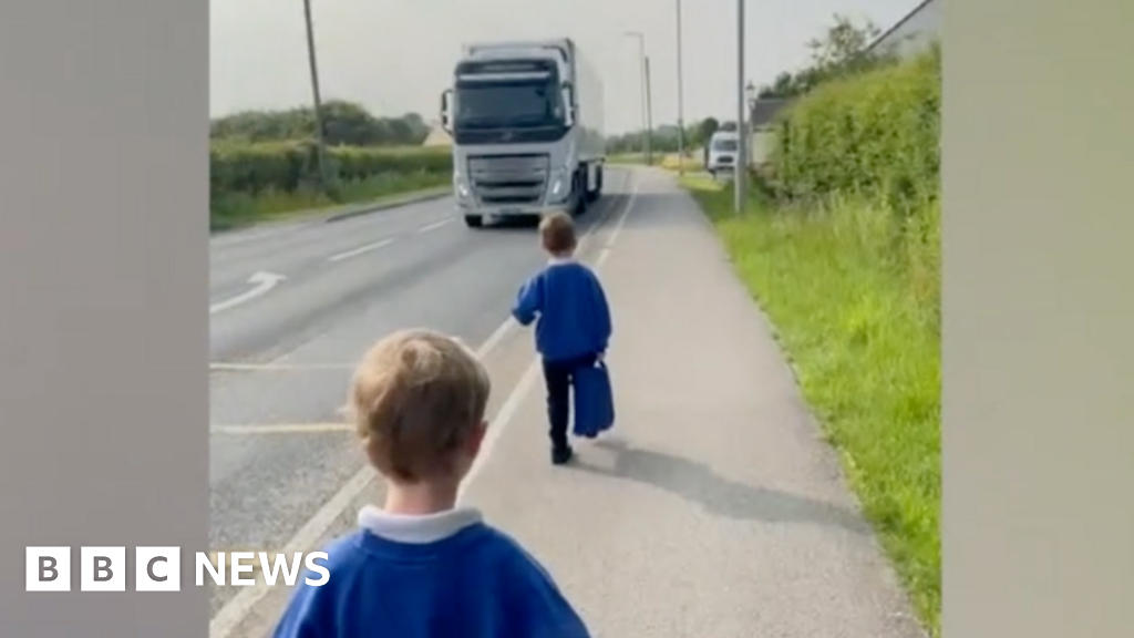 'Great danger' traffic fears outside Woodmansey school - BBC News