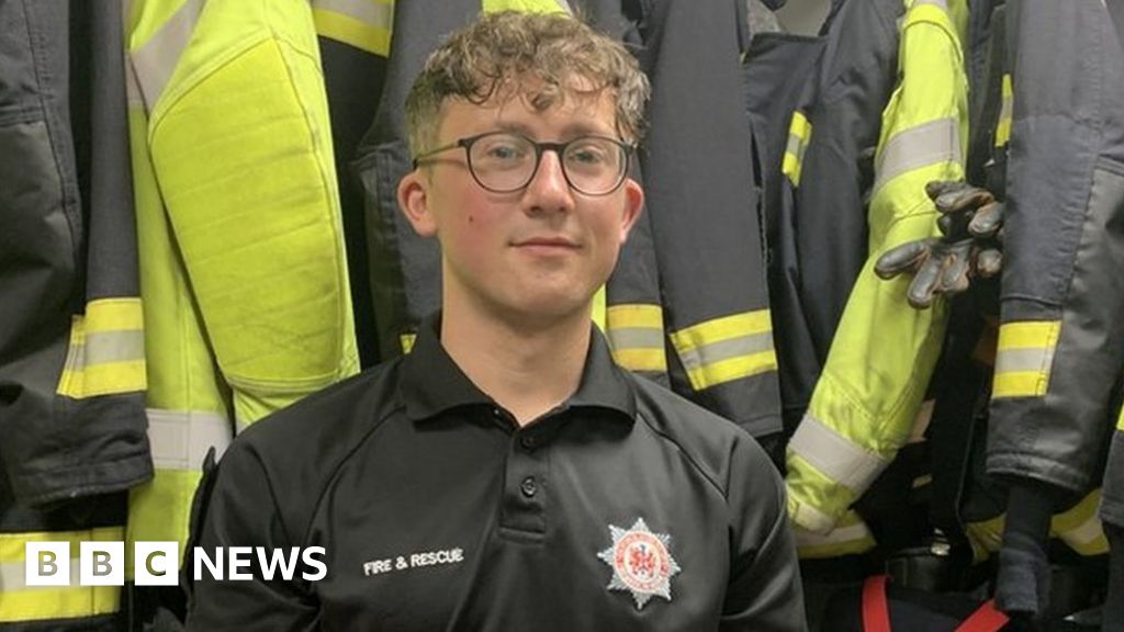 Firefighter returns to dream job after hand injury