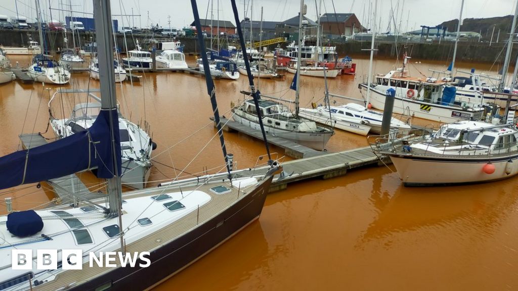Plans agreed to tackle Whitehaven Harbour's discoloured water - BBC News