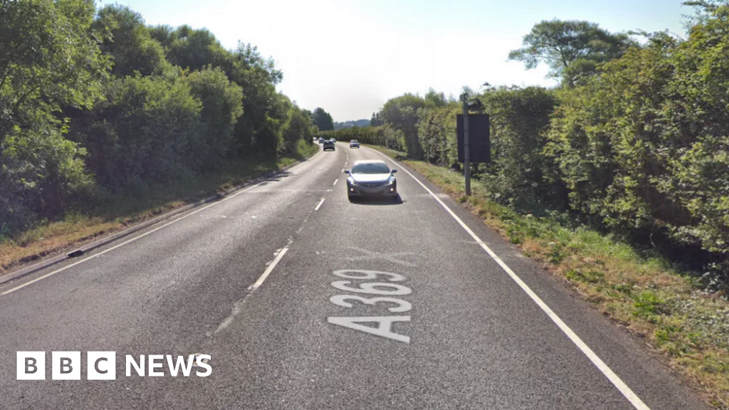 The A369 Portbury Hundred road is closing for repairs - BBC News