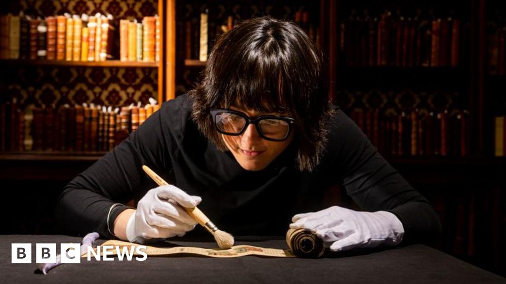 Rare medieval rolled manuscript found in York Bar Convent archive