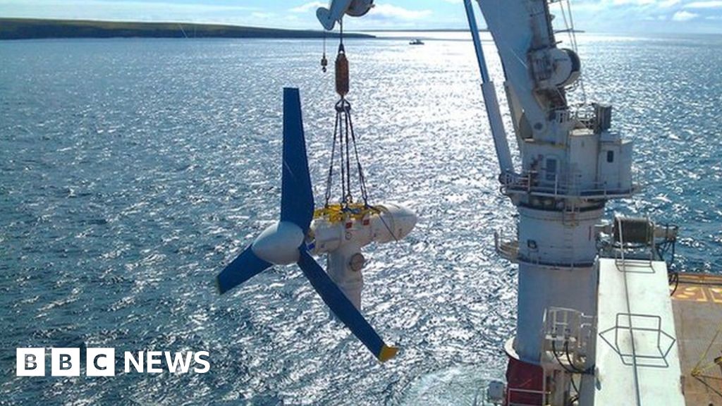 Tidal energy firm's £500m investment in Scottish projects - BBC News