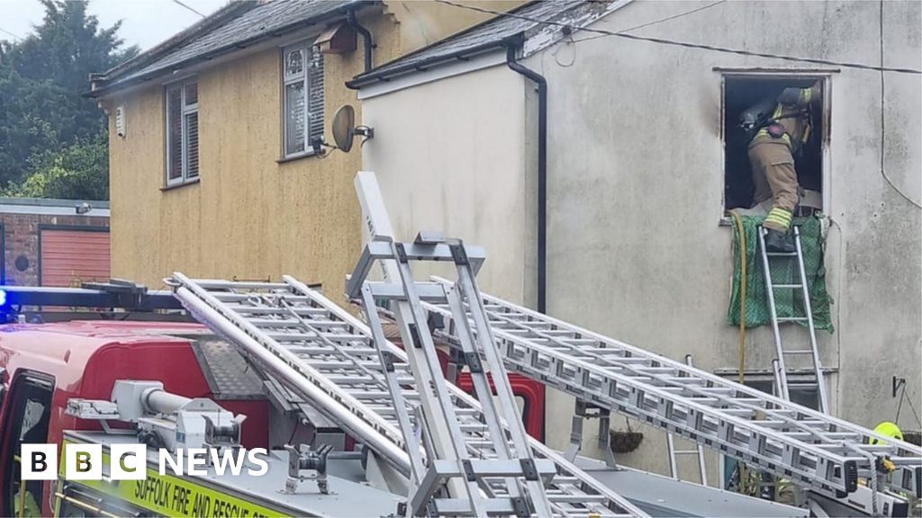 Coddenham house blaze tackled by four fire crews