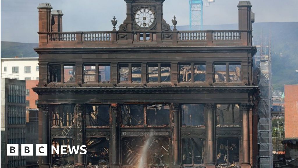 Primark fire: Cordon to remain for at least four months - BBC News